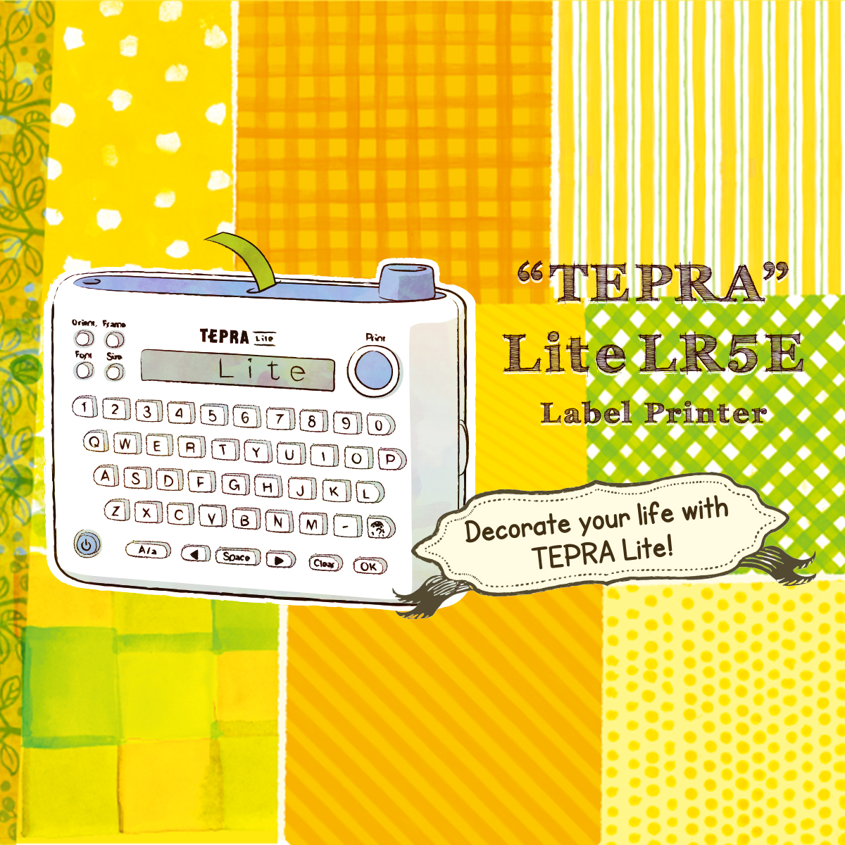 Decorate your life with TEPRA Lite! | KING JIM CO.,LTD.